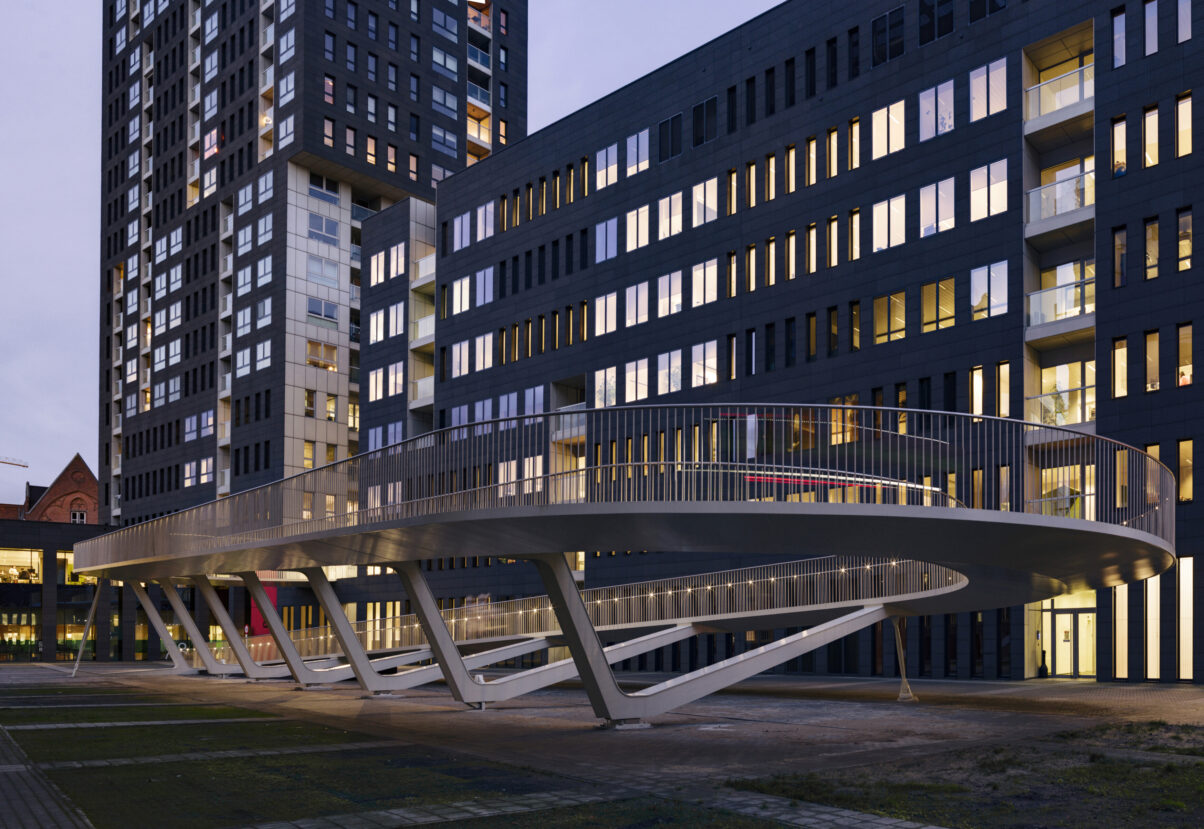 Bike ramp footbridge Parkbrug – Ney & Partners